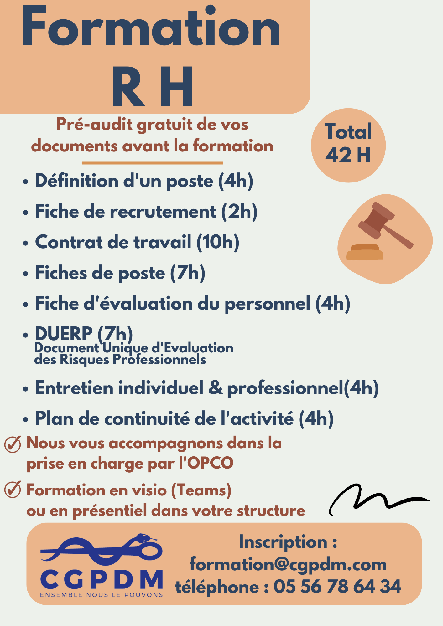 Formation Certification Ressources Humaines - CGPDM